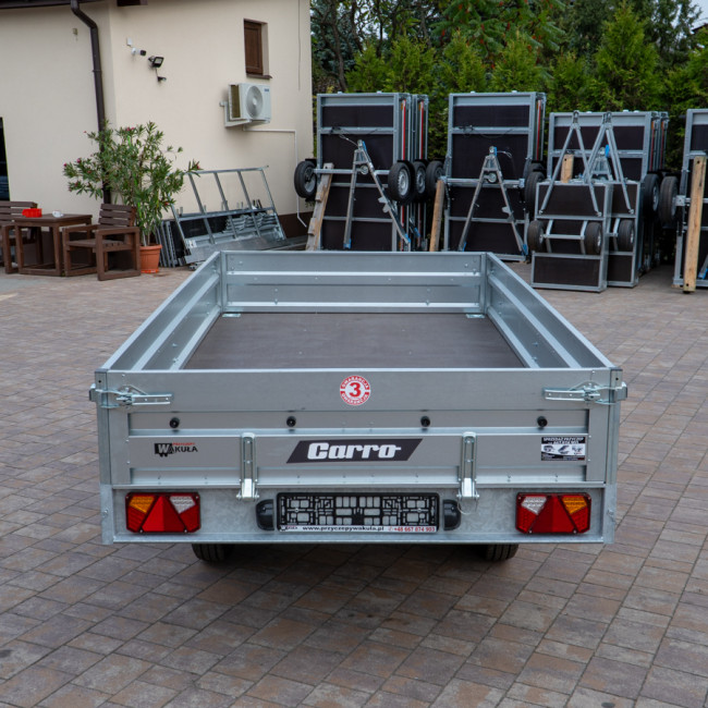 Przyczepa Samochodowa CARRO DELTA 3x1,6 2osie Resory / Amortyzatory